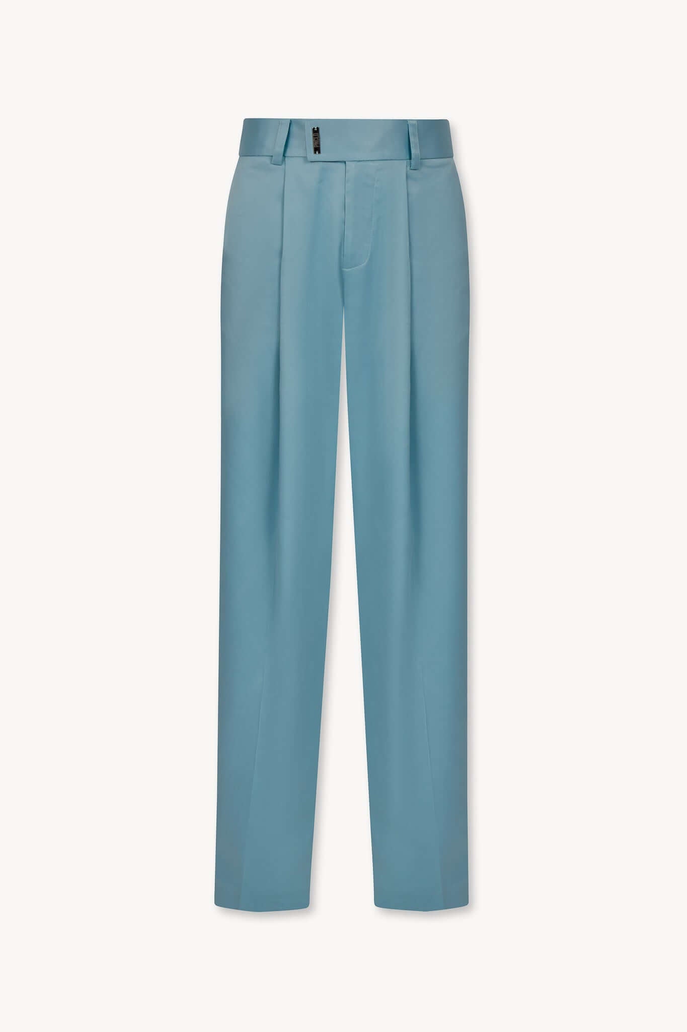 Pantalone Baggy Satin Light Blue Wide -PNCLD