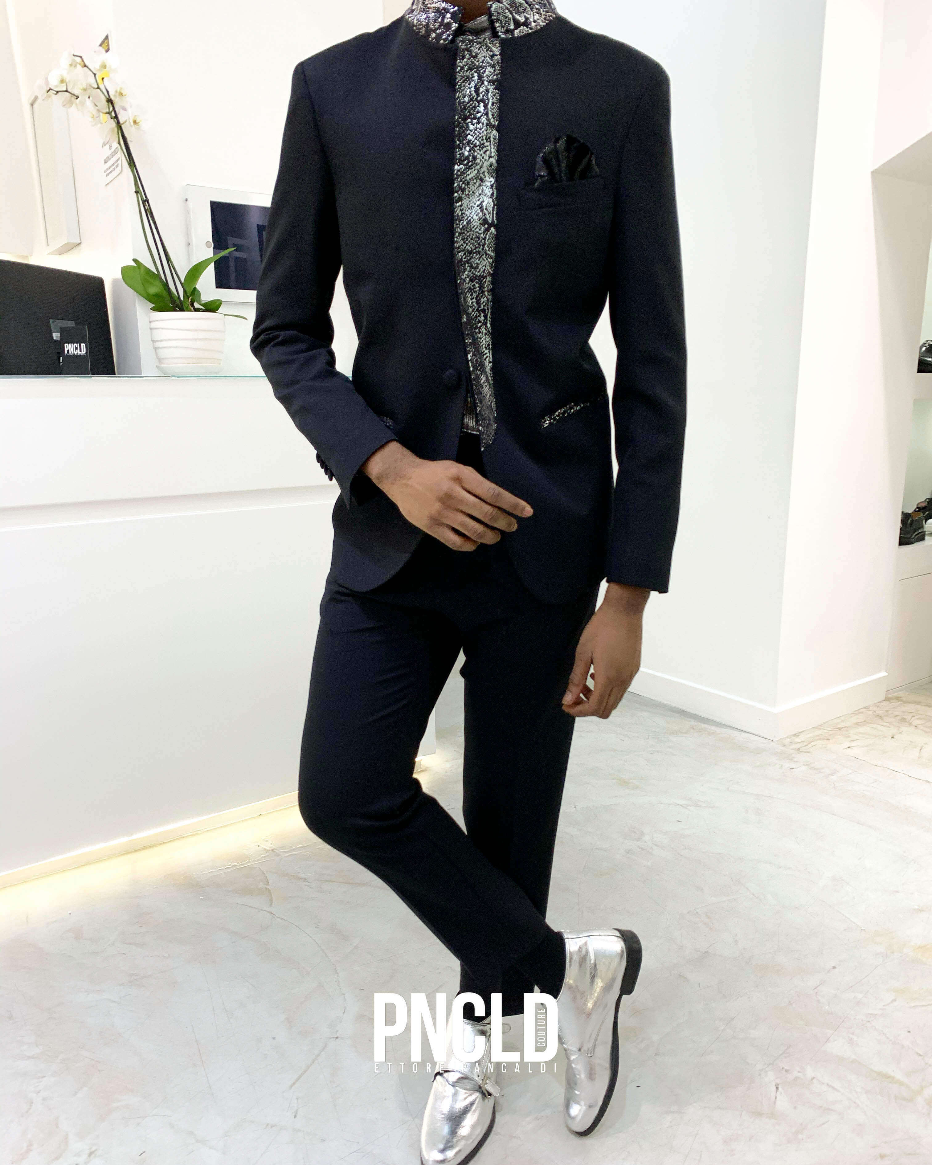 GENESIS Jacket - Black/Silver Python – PNCLD